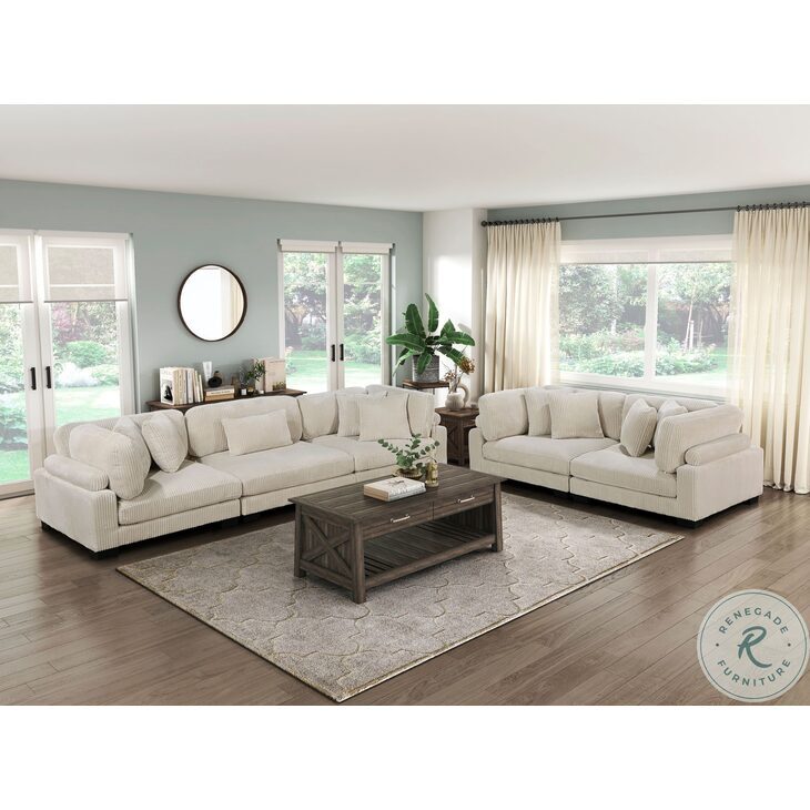Traverse Beige Living Room Set from Homelegance | Coleman Furniture
