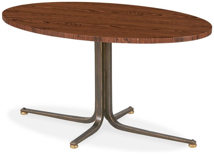 Astrid Brown Round Martini Table From Maitland Smith | Coleman Furniture