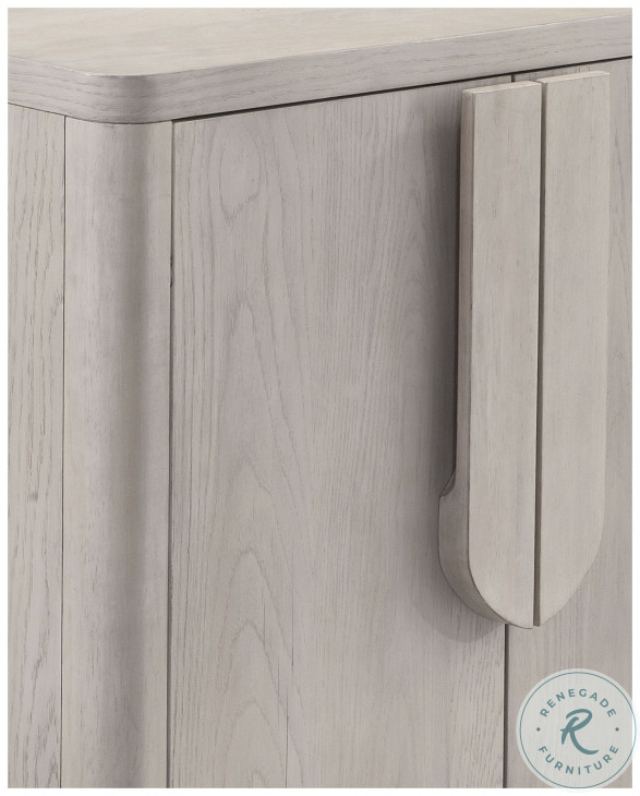 Karina Washed Blonde Oak Server From Bassett Mirror | Coleman Furniture