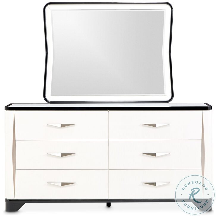 Tuxedo Black And White Piano Keyboard Dresser From Michael Amini ...