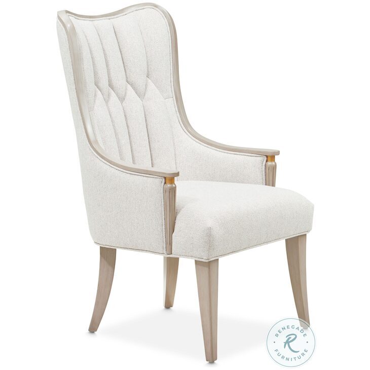 St. Charles Cream Dining Arm Chair Set Of 2 From Michael Amini ...