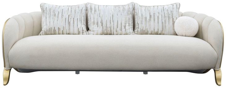 Scotts Square Cornsilk Living Room Set from Michael Amini | Coleman ...