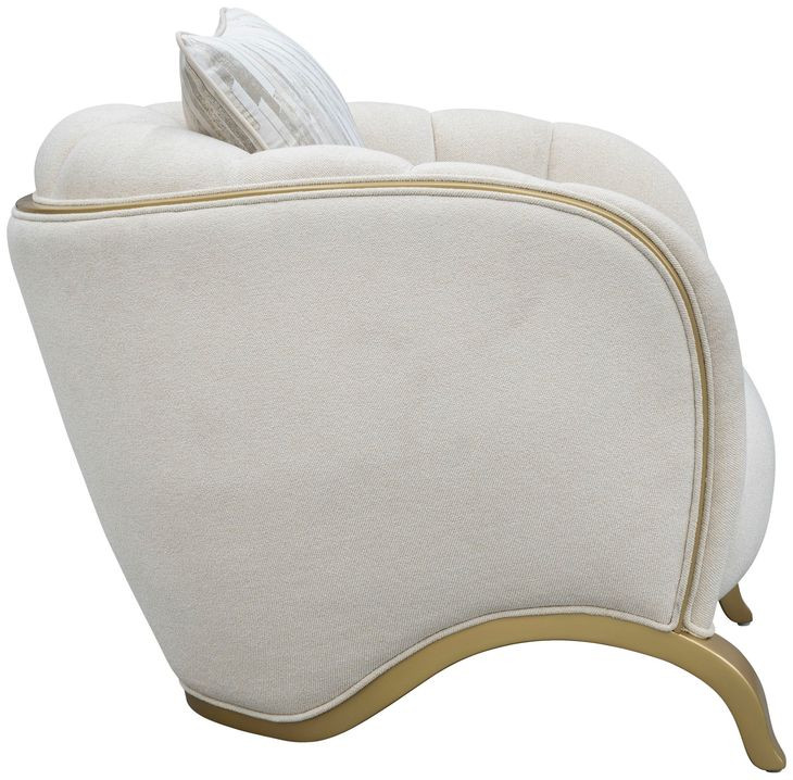 Scotts Square Cornsilk Living Room Set from Michael Amini | Coleman ...