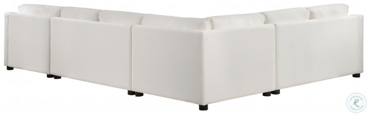 Zayden Ivory Sectional From Homelegance | Coleman Furniture