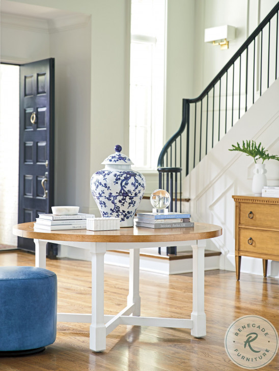 Laguna Linen White And Light Nutmeg Capistrano Extendable Dining Table ...