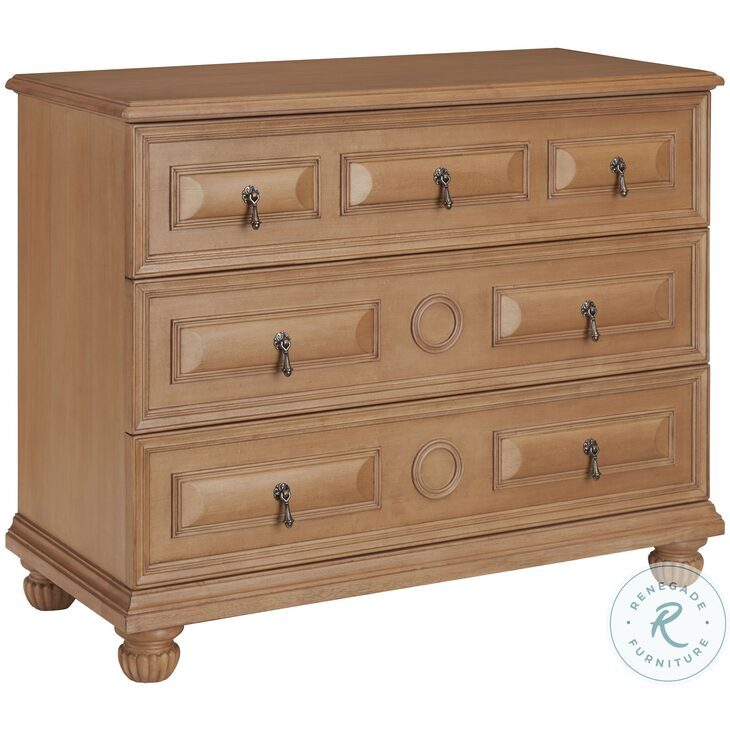 Cannes Chestnut 3 Drawer Single Dresser From Barclay Butera | Coleman ...
