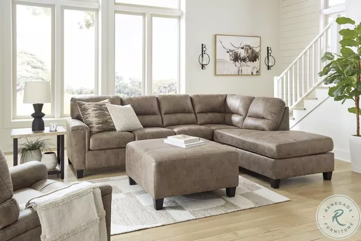 Navi Fossil Sectional From Ashley Furniture Coleman Furniture