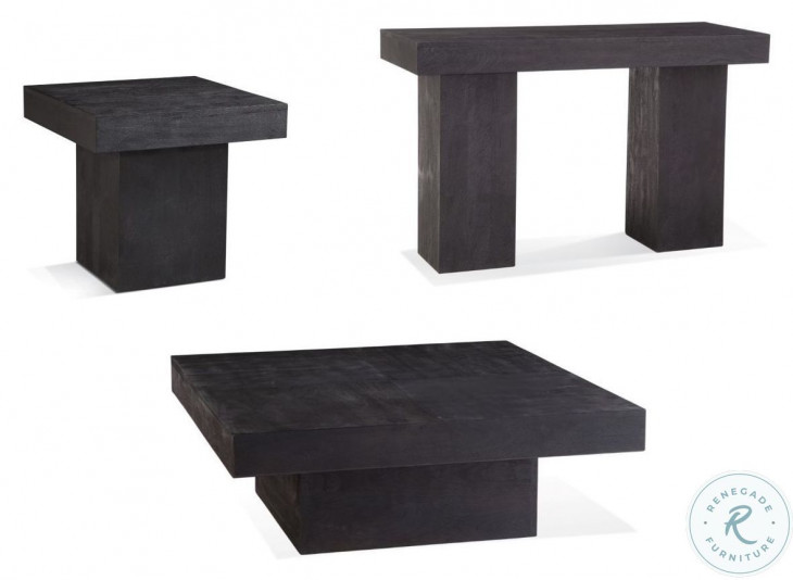 Padula Dusty Black Square Small End Table From Bassett Mirror | Coleman ...
