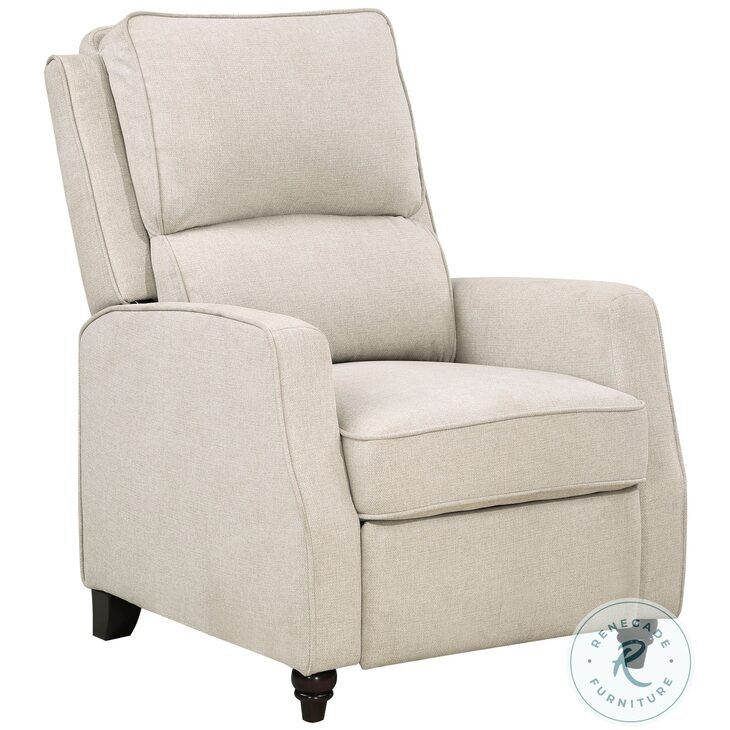 Loveland Beige Push Back Recliner From Homelegance | Coleman Furniture