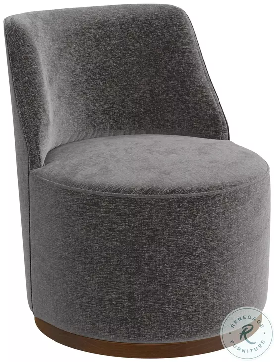 Burke Charcoal Accent Chair From Bassett Mirror | Coleman Furniture