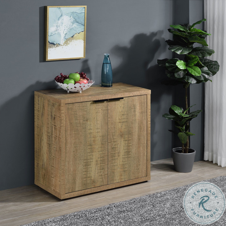 Pepita Mango Brown 2 Door Accent Cabinet From Coaster Furniture ...