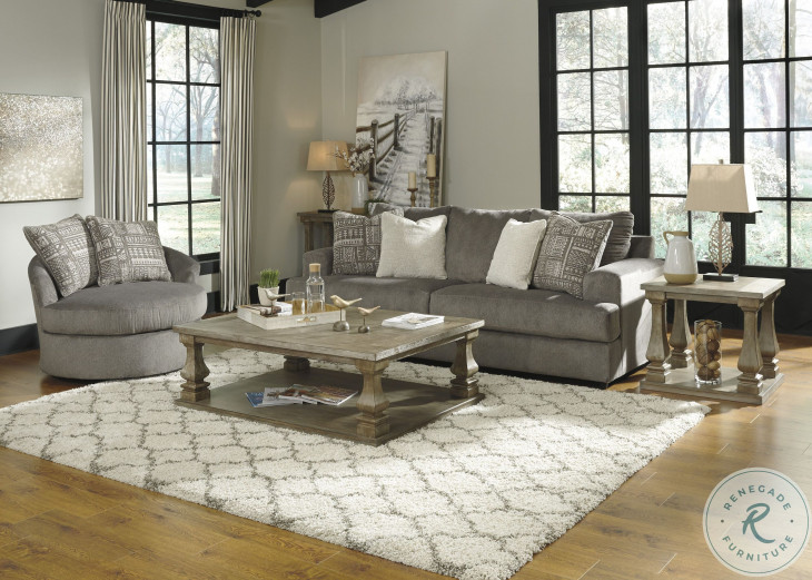 Johnelle Gray Rectangular End Table from Ashley | Coleman Furniture