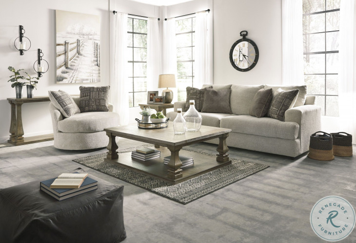 Soletren Stone Swivel Accent Chair | HomeGalleryStores.com | 9510444