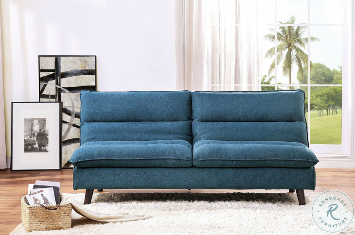 Mackay Blue Elegant Lounger from Homelegance | Coleman Furniture