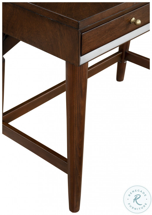 Flynn Walnut Mini Desk From Alpine | Coleman Furniture