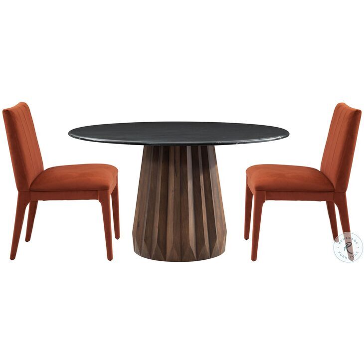 Brianne Earthy Rust Velvet Dining Chair Set Of 2 From Bassett Mirror ...