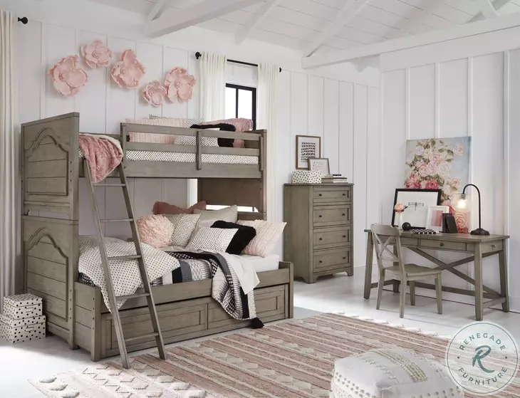 Farm House Old Crate Brown 2 Drawer Desk from Legacy Classic | Coleman ...