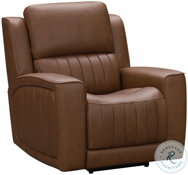 Pierce Homerun Cinnamon Zero Gravity Power Recliner with Power Headrest ...