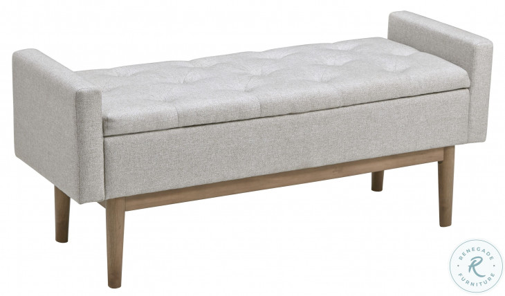 Briarson Beige and Brown Storage Bench from Ashley | Coleman Furniture