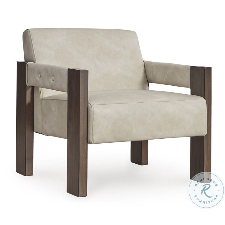 Adlanlock Bone Accent Chair From Ashley Furniture | Coleman Furniture