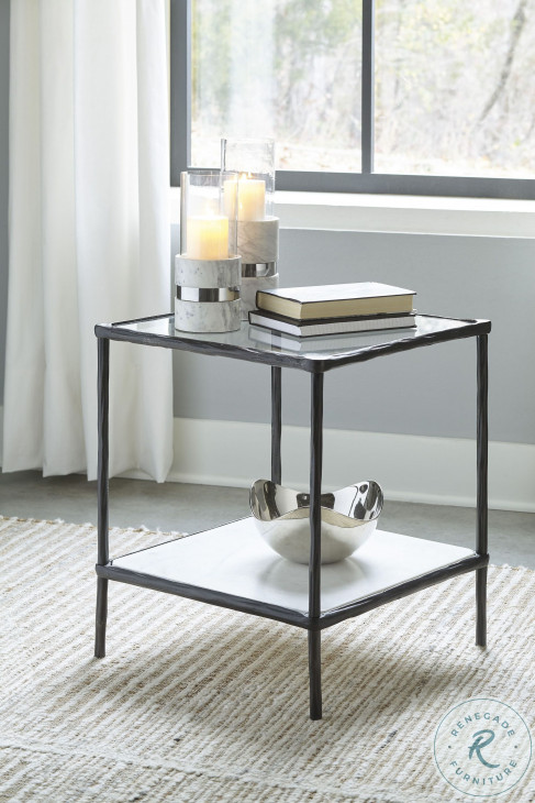 Ryandale Antique Black Accent Table From Ashley Furniture | Coleman Furniture
