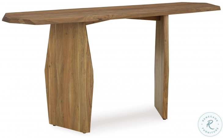 Holward Natural Console Sofa Table From Ashley Furniture | Coleman Furniture