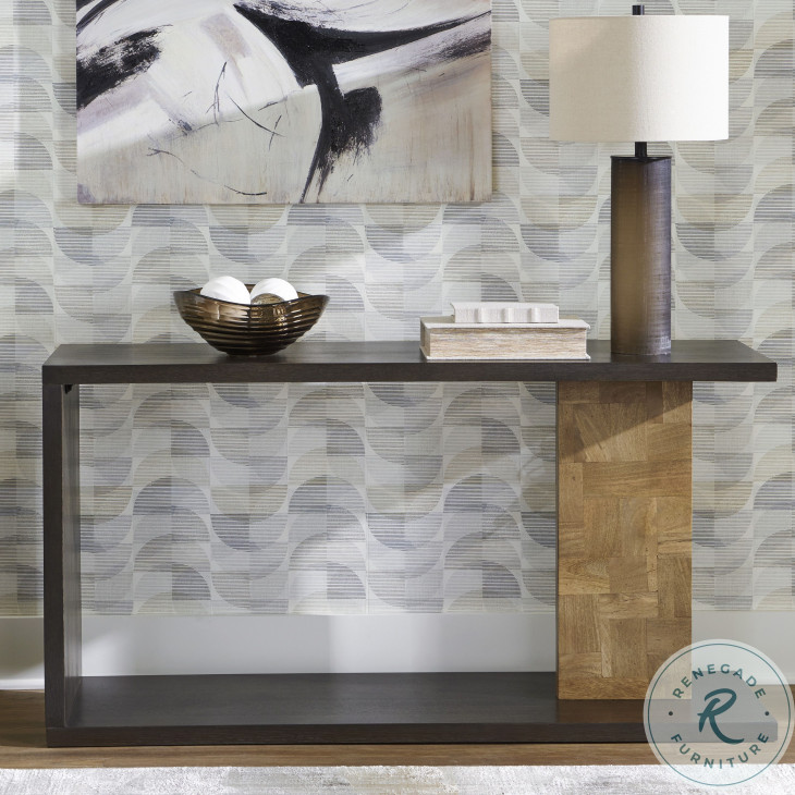 Camlett Dark Brown Console Sofa Table From Ashley Furniture | Coleman ...