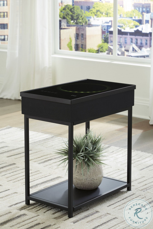 Gemmet Black Accent Table From Ashley Furniture | Coleman Furniture