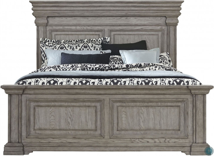 Madison Ridge Bluff Grey Queen Panel Bed from Pulaski | Coleman Furniture