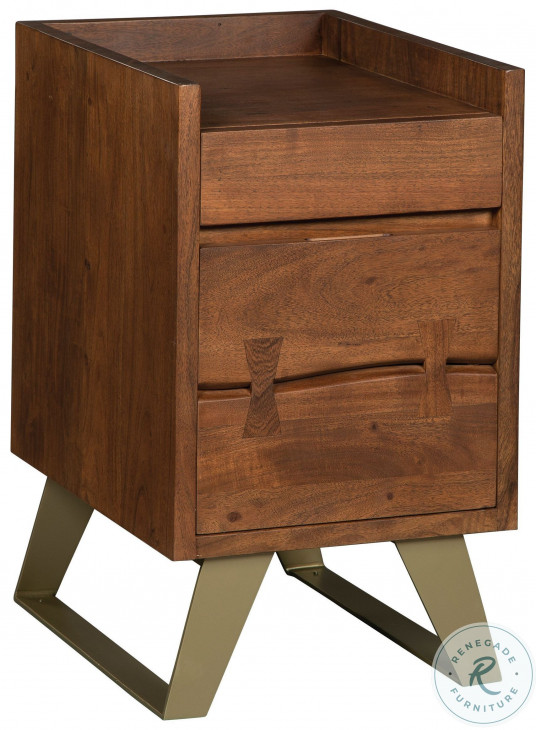 Special Reserve Brown and Brass File Cabinet From Hekman Furniture ...