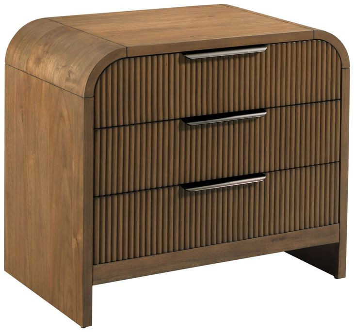 Hidden Treasures Adele Medium Stain 3 Drawer Nightstand From Kincaid ...