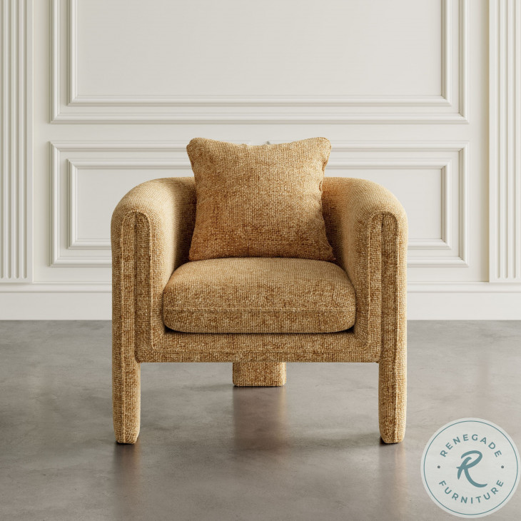Adley Amber Accent Chair with Pillow From Jofran | Coleman Furniture