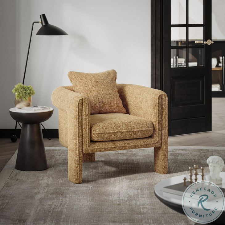 Adley Amber Accent Chair with Pillow From Jofran | Coleman Furniture