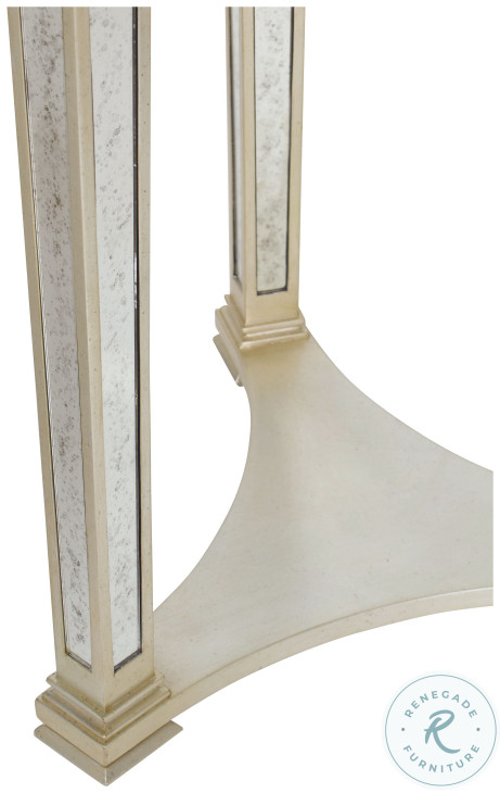 Ferrars Antique Mirrored And Palais Silver Leaf Side Table From Century ...