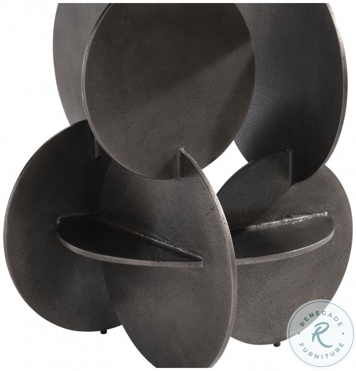 Tribus Graphite Side Table From Bernhardt Furniture | Coleman Furniture