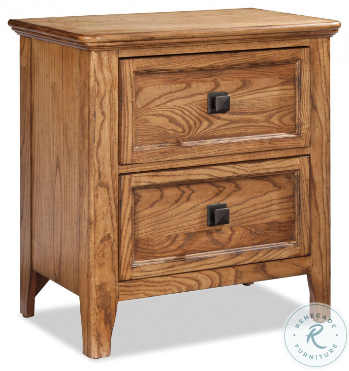 Alta Brushed Ash Nightstand From Intercon | Coleman Furniture