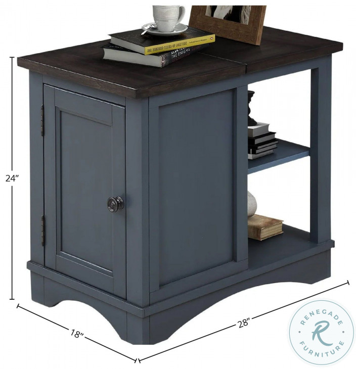 Americana Modern Denim Chairside Table from Parker House | Coleman ...