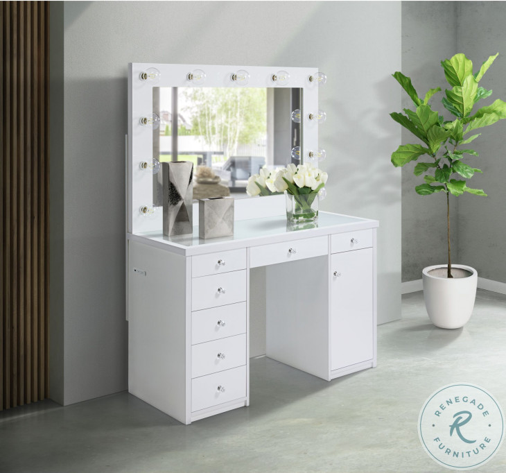 Adeline White 2 Piece Vanity Set From Picket House Furnishings ...
