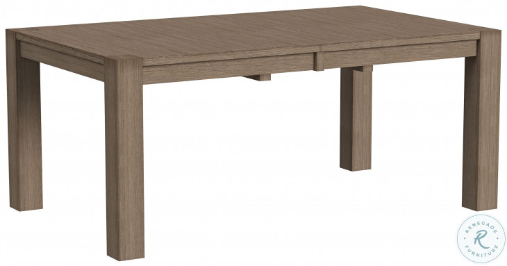Anacortes Dark Taupe Leg Extendable Dining Table From A-America ...