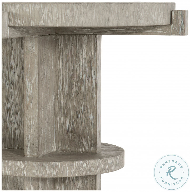 Foundations Light Shale Round Side Table From Bernhardt Furniture | Coleman Furniture