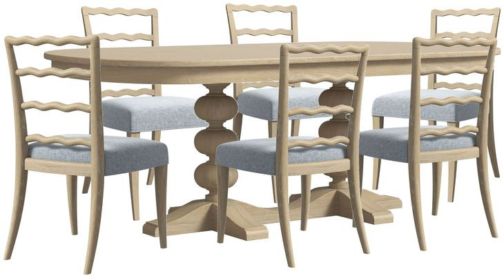 Haven Sun Oak Extendable Rectangular Dining Room Set from ART | Coleman ...