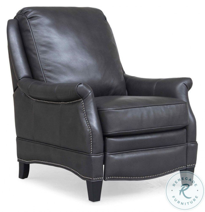 Ashebrooke Wrenn Gray Leather Recliner