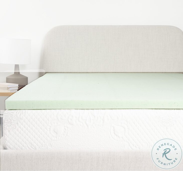 Bridgevine Home Blue 2 Cool Gel Memory Foam Short Queen Mattress Topper From Legends Furniture Coleman Furniture
