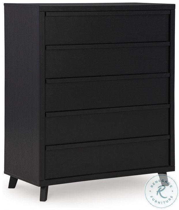 Danziar Black Chest From Ashley Furniture | Coleman Furniture