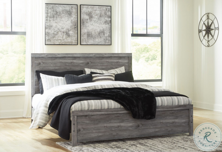 Bronyan Dark Gray King Panel Bed From Ashley Furniture | Coleman Furniture