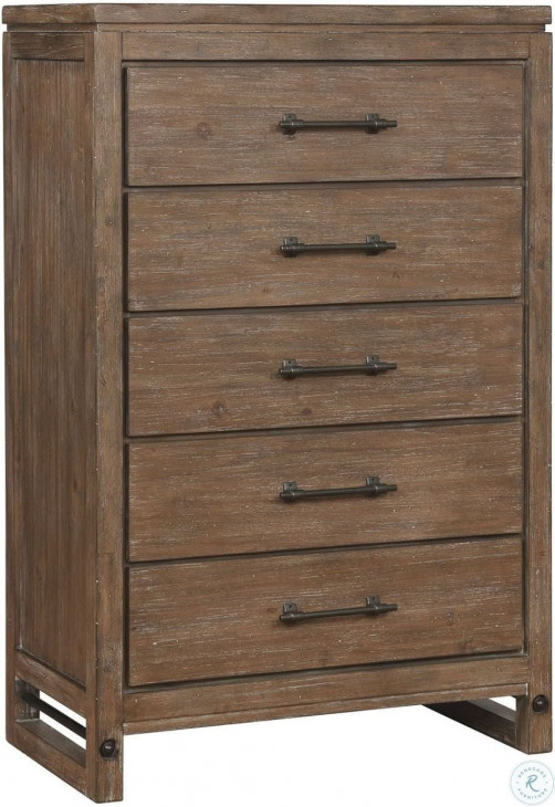 Round Rock Brushed Medium Acacia Chest from Avalon Furniture | Coleman ...