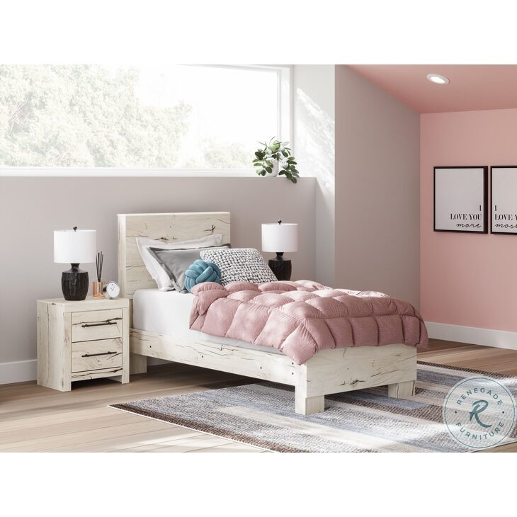 Lawroy Light Natural Youth Panel Bedroom Set from Ashley Furniture ...