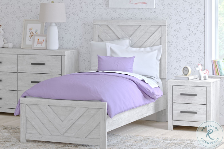 Cayboni Whitewash Youth Panel Bedroom Set from Ashley Furniture ...