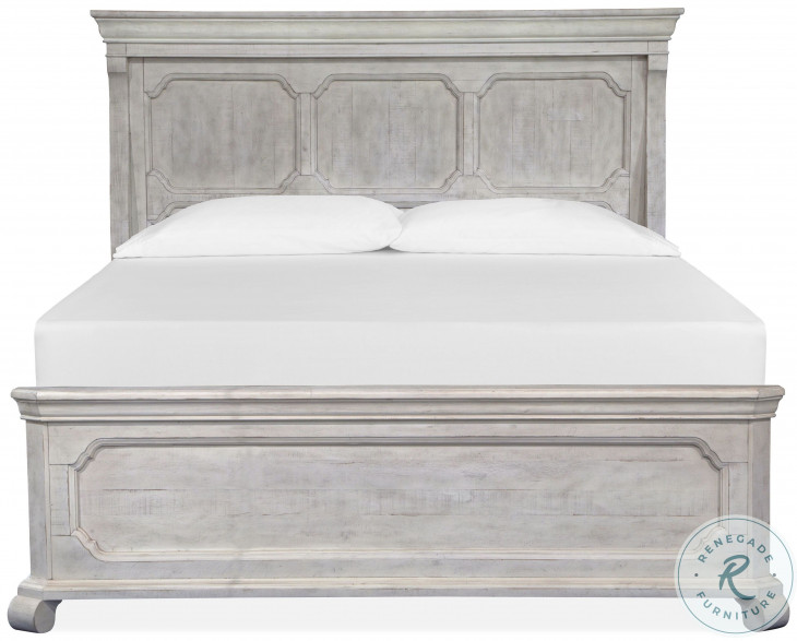 Bronwyn Alabaster King Panel Bed from Magnussen Home | Coleman Furniture