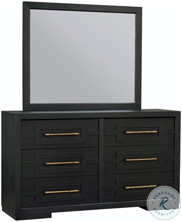 Charcoal dresser with mirror store